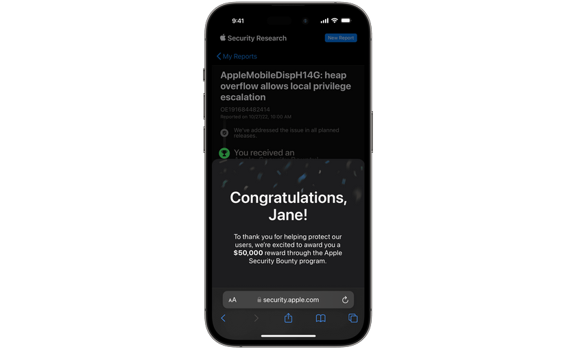 Blog - Apple Security Bounty. Upgraded. - Apple Security Research